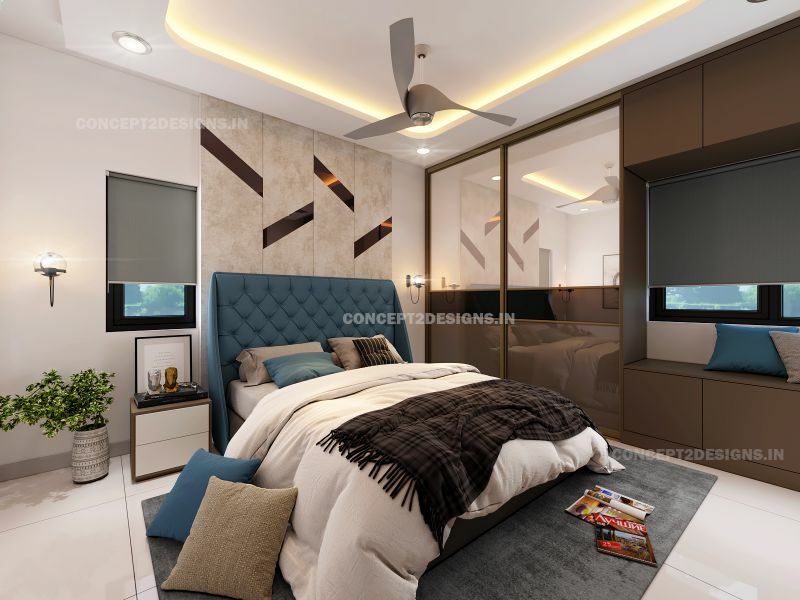 Master Bed Room - C2D-Concept2Designs